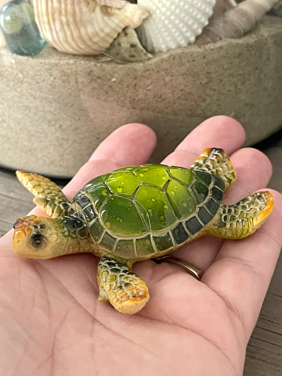Sea Turtle Figurine - Etsy