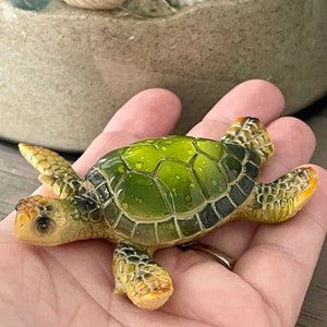 Sea Turtle Figurine - Etsy