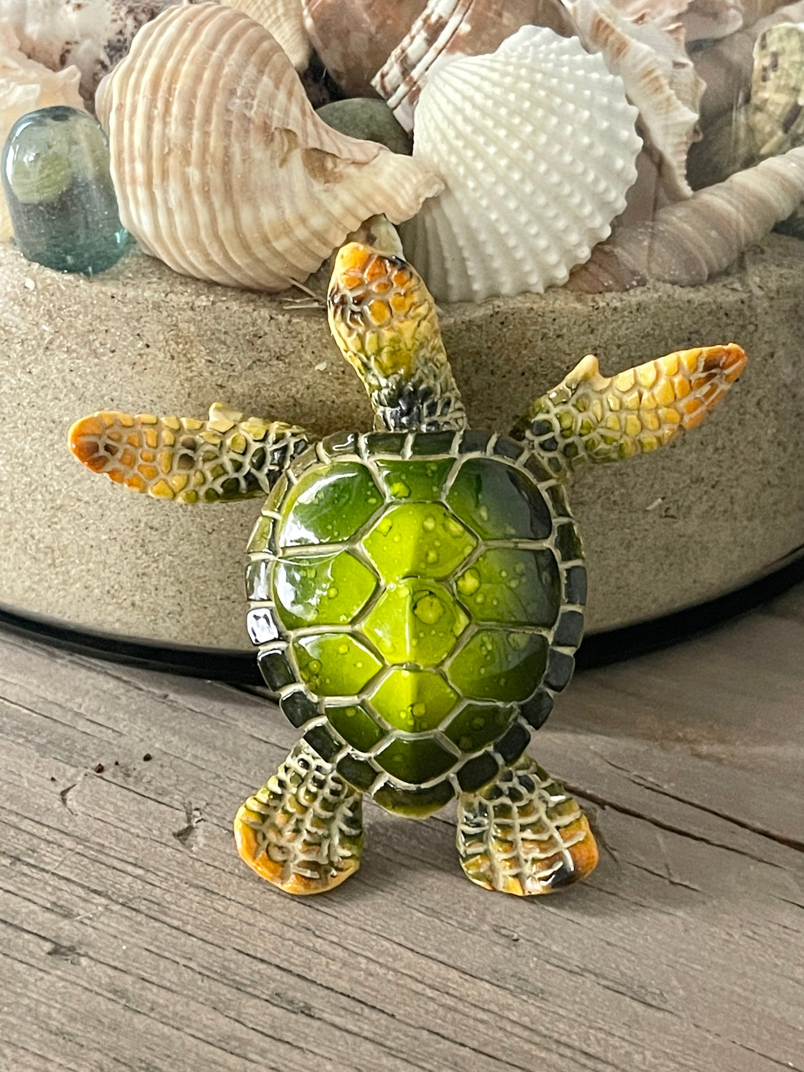 Sea Turtle Figurine - Etsy
