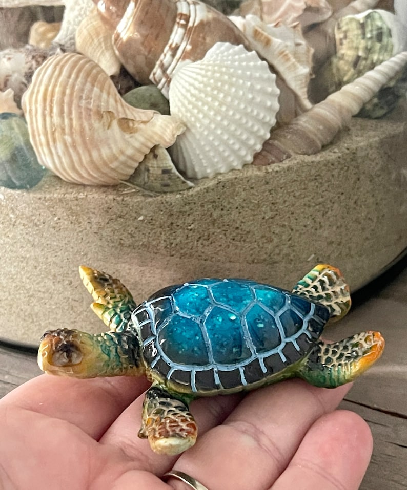 Sea Turtle Figurine - Etsy