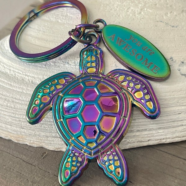 Sea Turtle Keychain - Etsy
