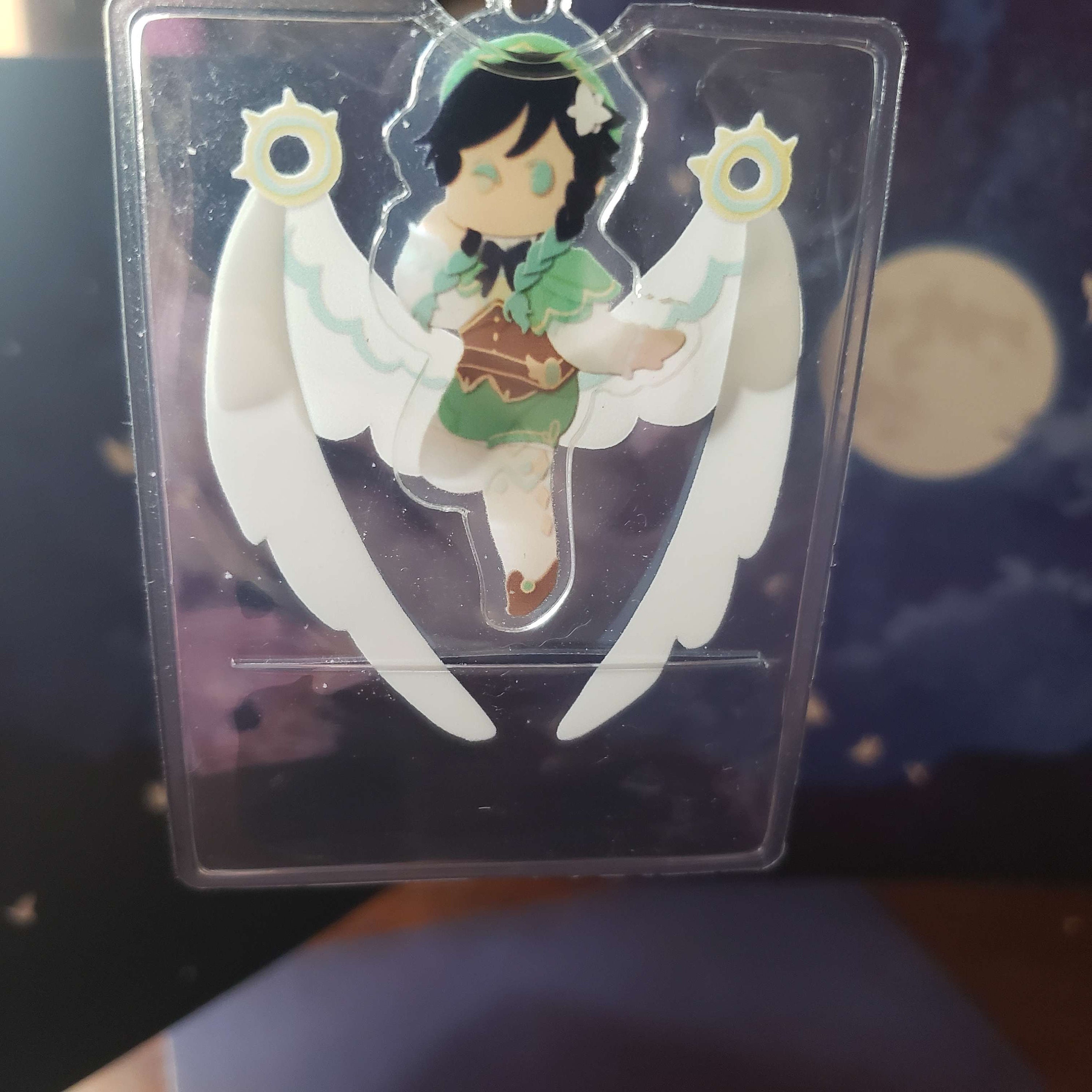 Genshin Impact Venti Vinyl Charm - Etsy
