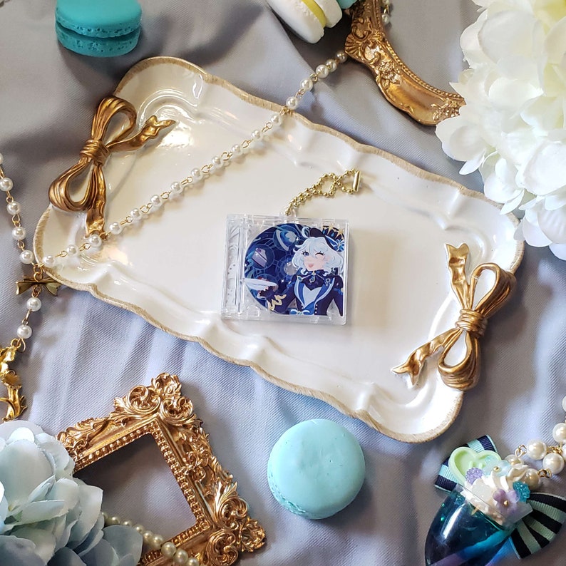 Furina Mini CD Charm Genshin Impact - Etsy