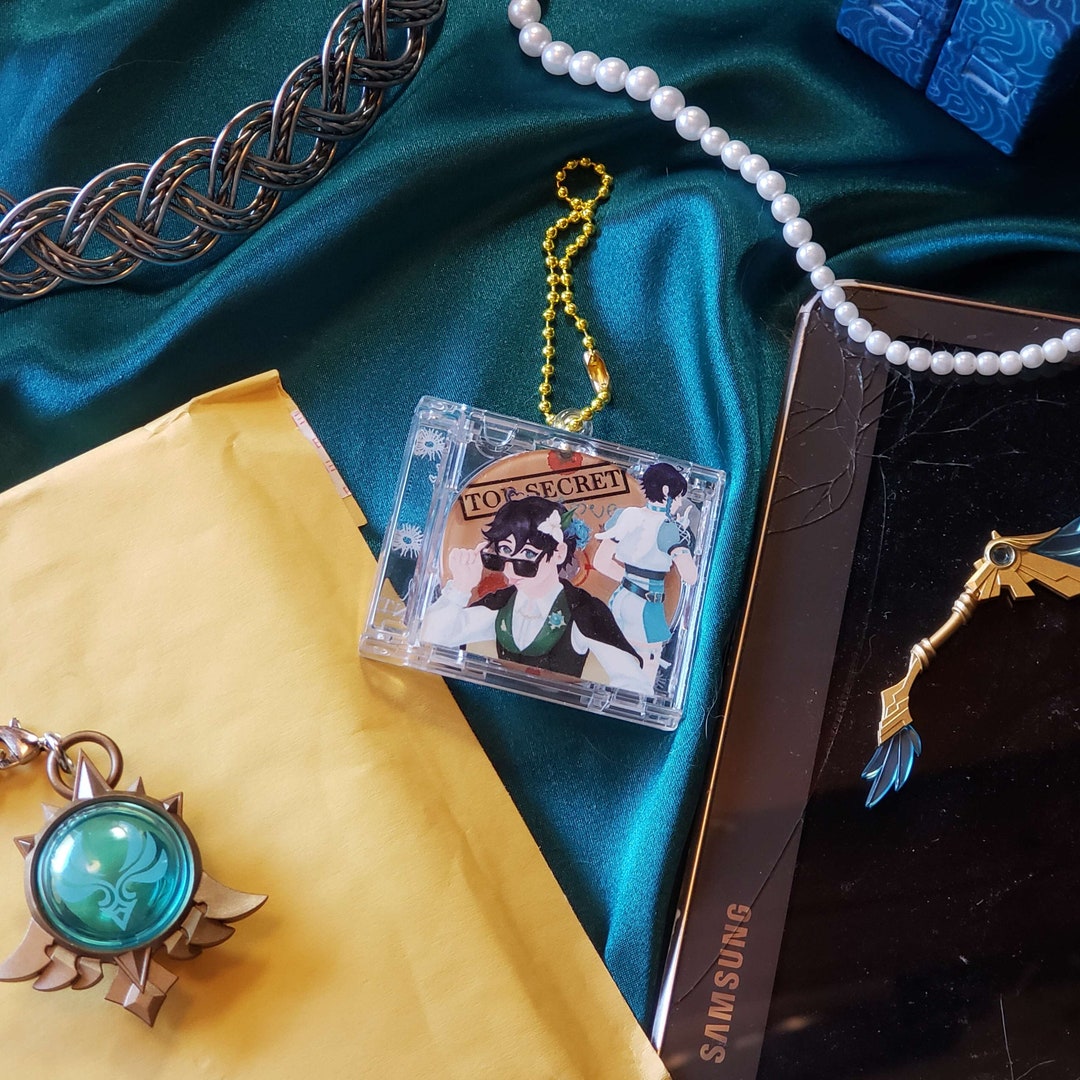 Venti Mini CD Charm | Genshin Impact - Etsy