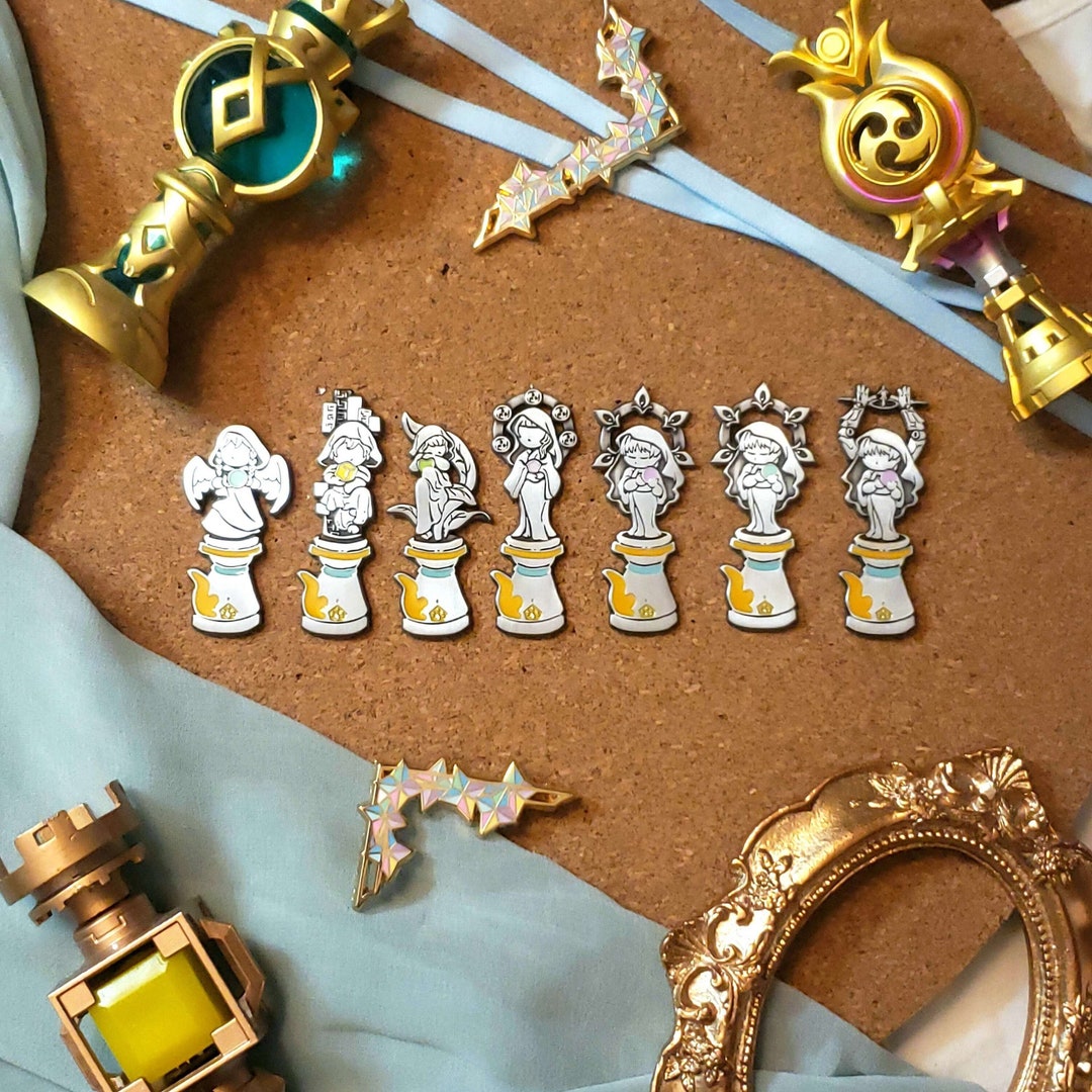 Archons Antiqued Silver Enamel Pins Wave 1 - Etsy