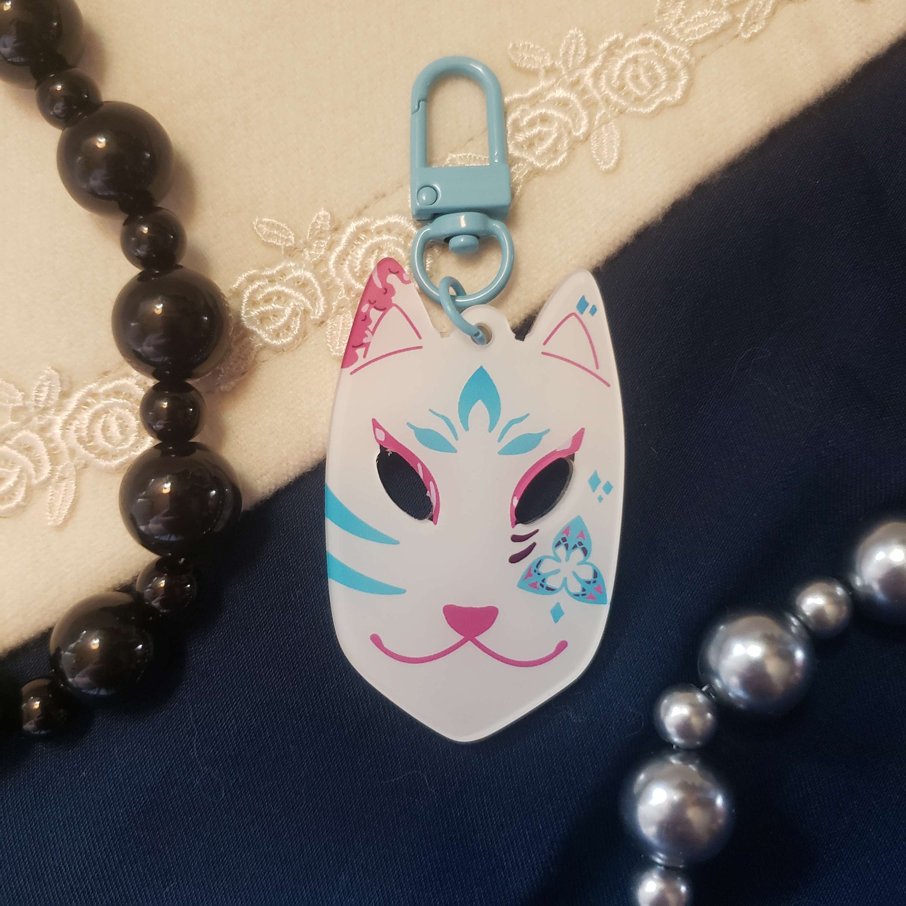 Albedo Fox Masks Genshin Impact Charms - Etsy