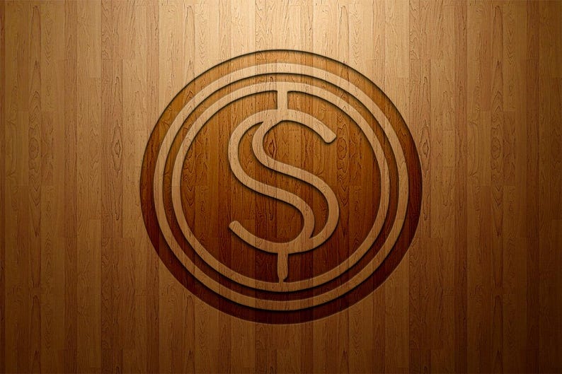Money Logo Svg Minimalist S Letter Circle Design Dollar Sign Cut File ...