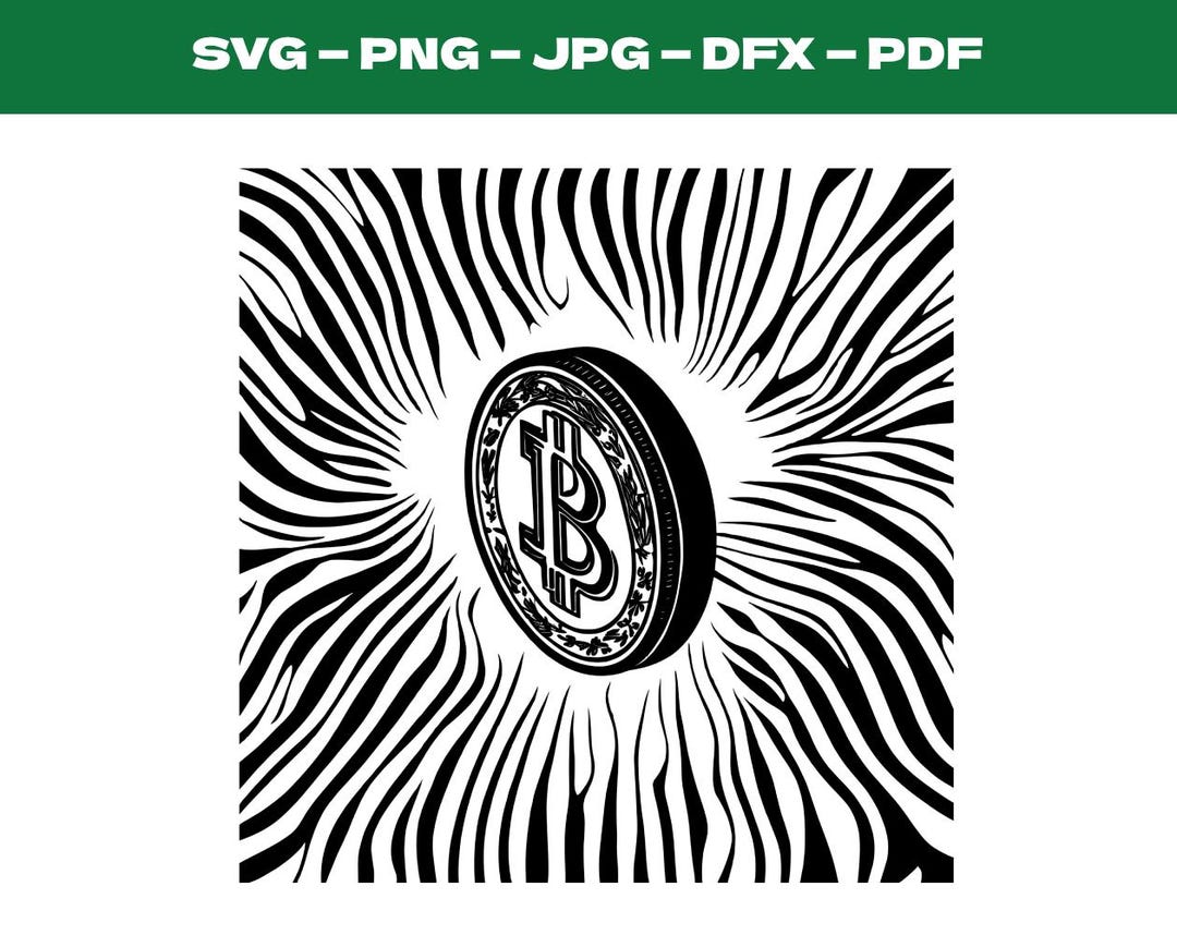 Bitcoin SVG, Crypto Art Digital Download, Cryptocurrency Wall Art ...