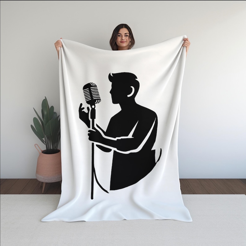 Singer Silhouette Svg Png Eps Dxf Jpg Pdf Male Vocalist Design File for ...