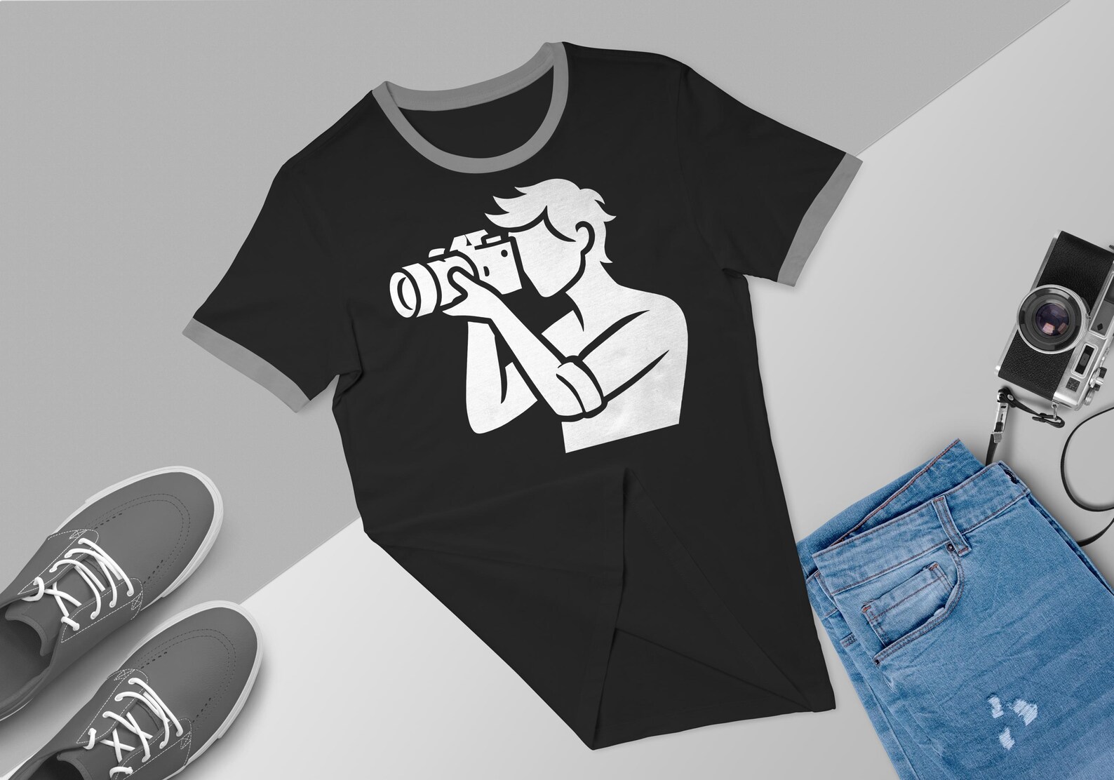 Photographer Silhouette SVG, Camera Man Logo, Photography Business ...