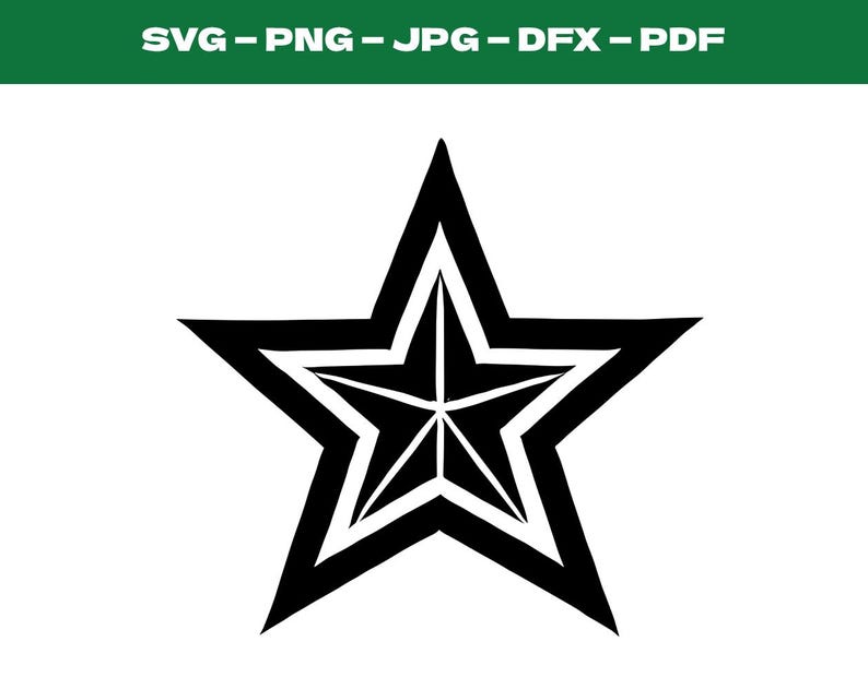 Star SVG Nautical Navy Star Digital Download Military Star Design SVG ...