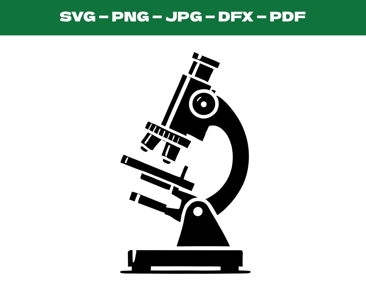 Microscope SVG Science Laboratory Research Svg File for Cricut ...