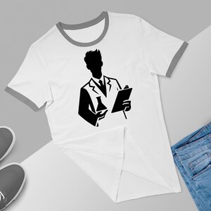 Scientist SVG, Lab Researcher Silhouette, Chemistry Teacher, Science ...