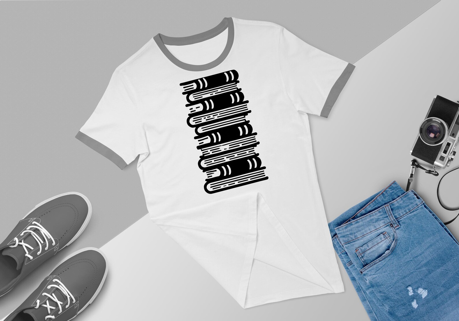 Books Stack Svg Files for Cricut Book Lovers Digital Design Library ...