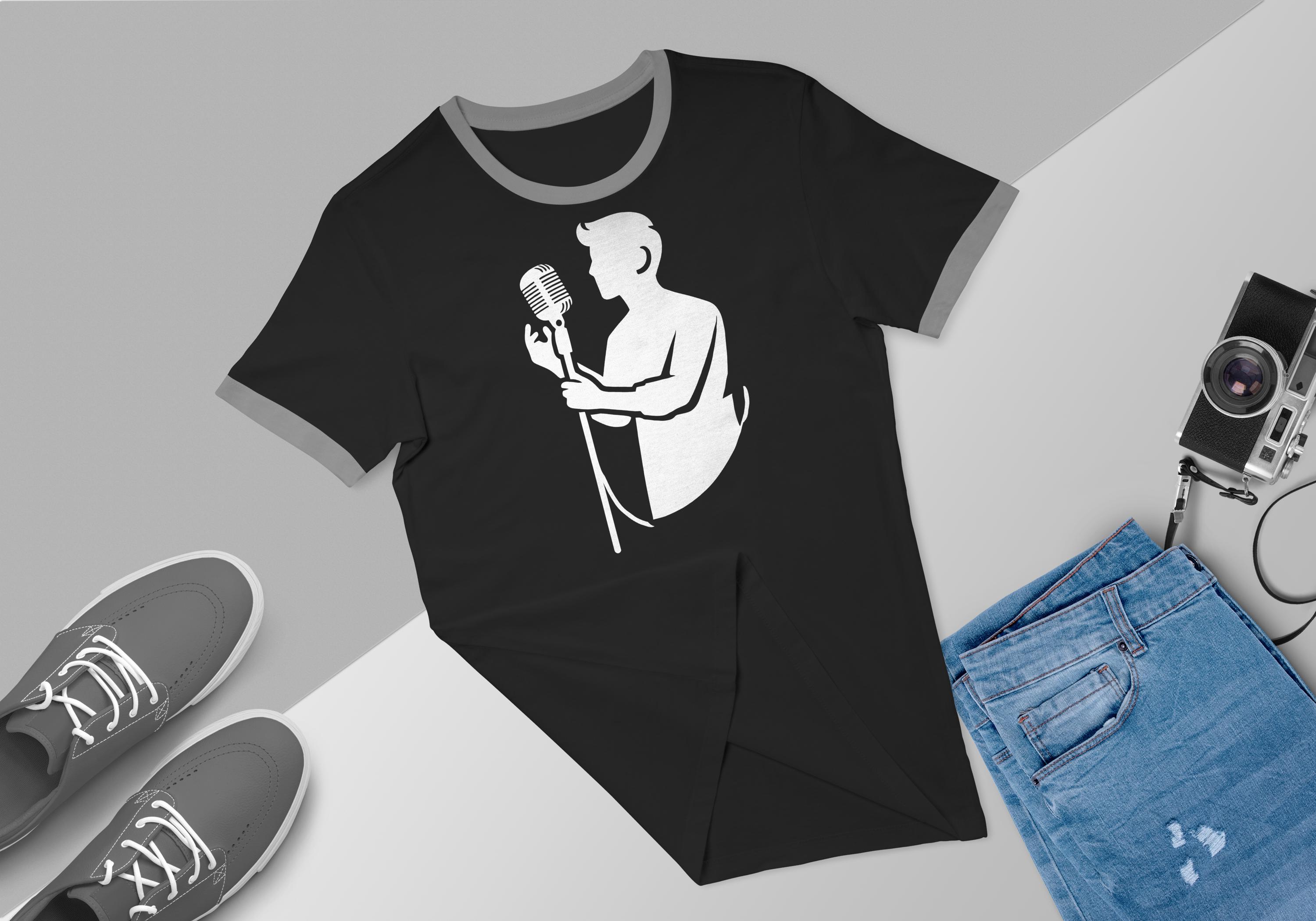 Singer Silhouette Svg Png Eps Dxf Jpg Pdf Male Vocalist Design File for ...