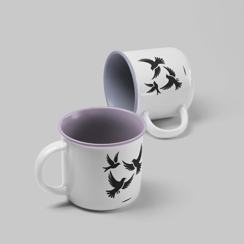 Flying Birds SVG, Bird Silhouettes Bundle, Dove Clipart, Flying Bird ...