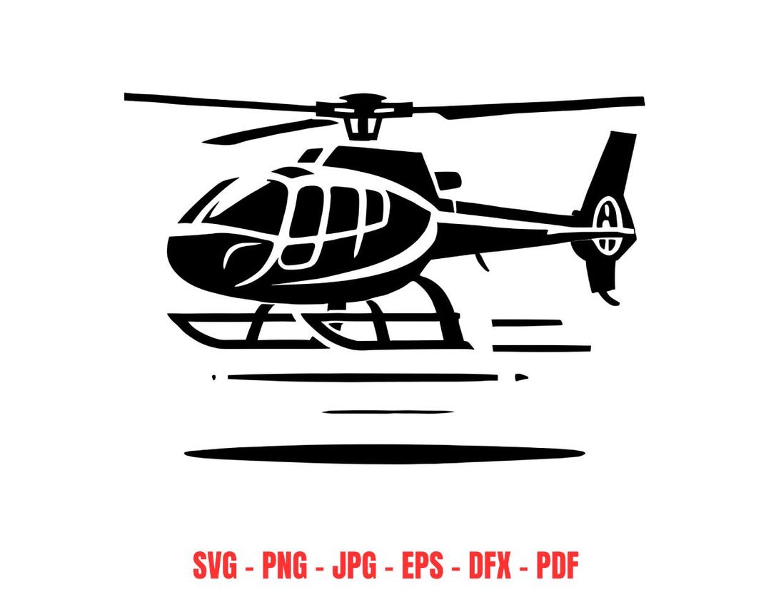 Helicopter Svg Cut File Pilot Aviation Aircraft Chopper Flight ...