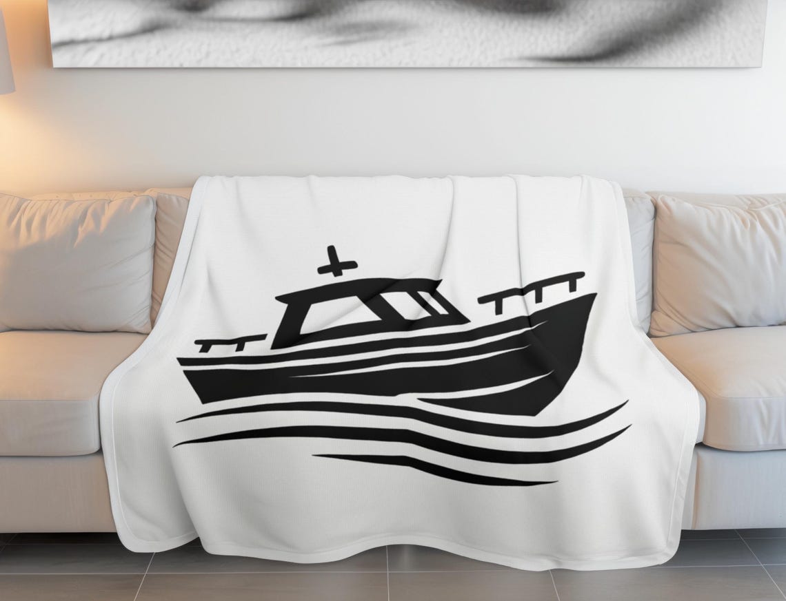 Fishing Boat Svg Motorboat Clipart Powerboat Silhouette Nautical Vessel ...