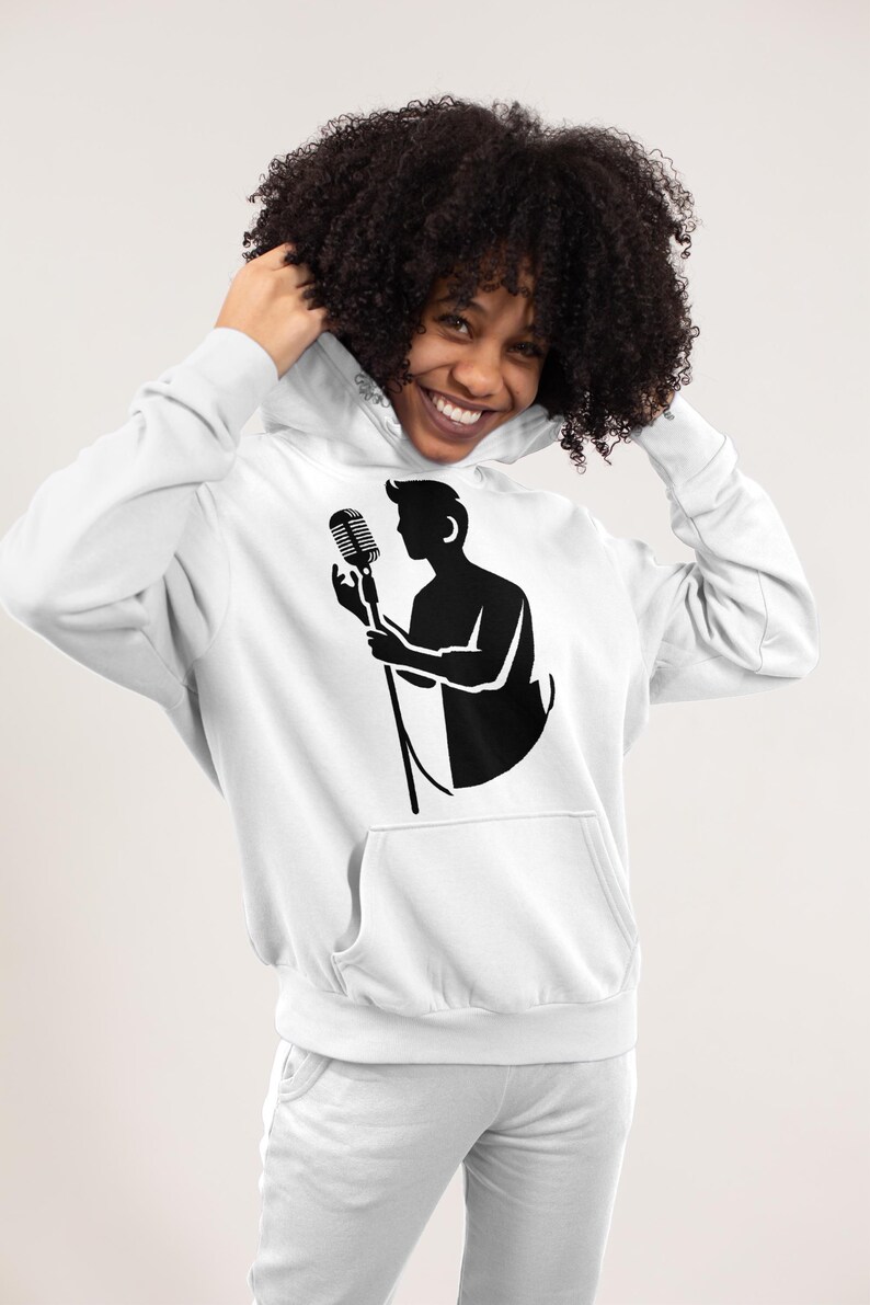 Singer Silhouette Svg Png Eps Dxf Jpg Pdf Male Vocalist Design File for ...