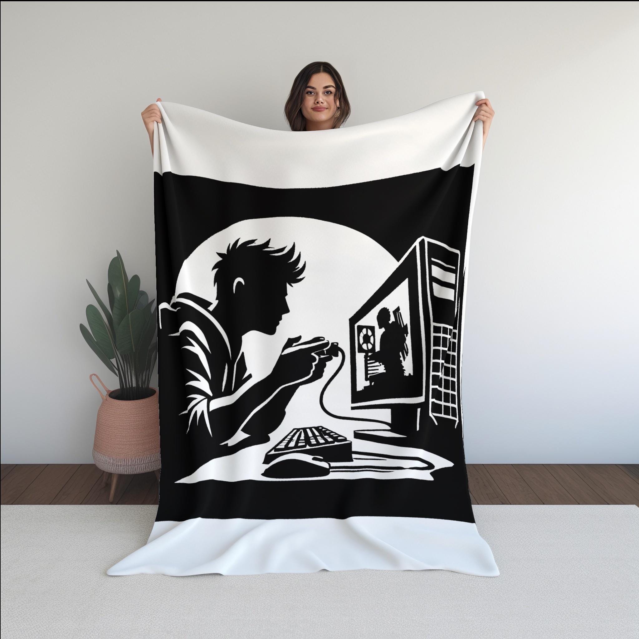 Gamer SVG Gaming Setup Silhouette Cut File Digital Download for Cricut ...