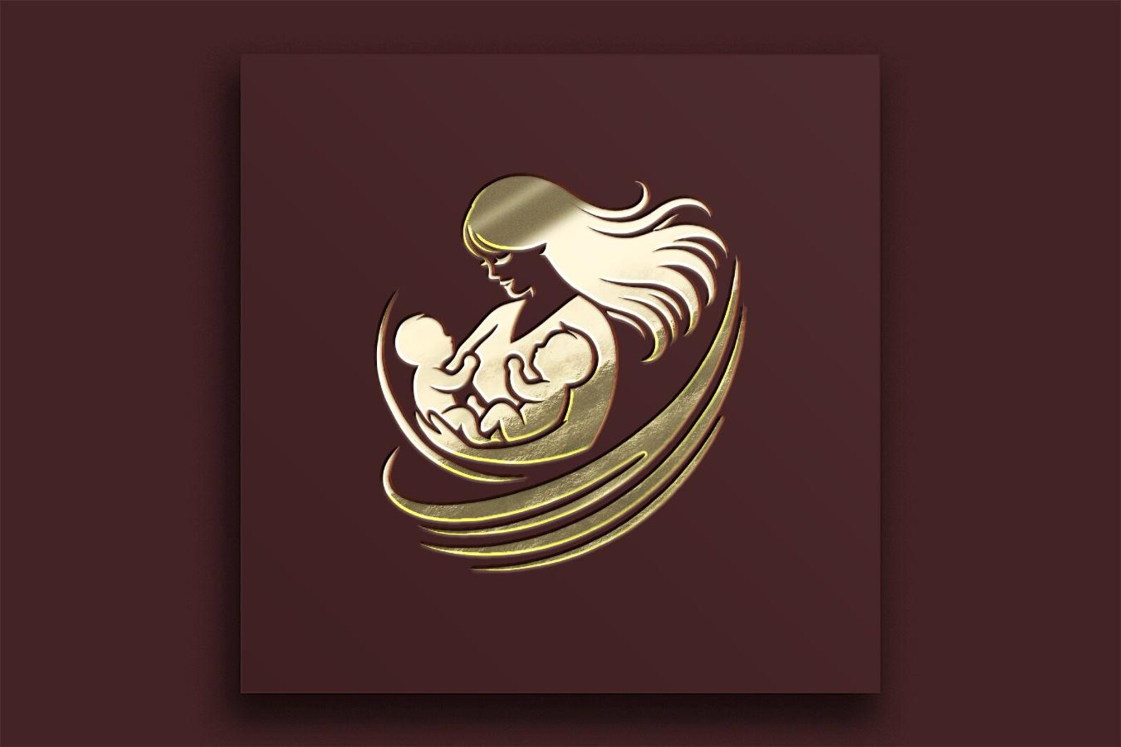 Pregnancy SVG, Mother Twins Baby Vector Art, Mom With Babies Cut File ...