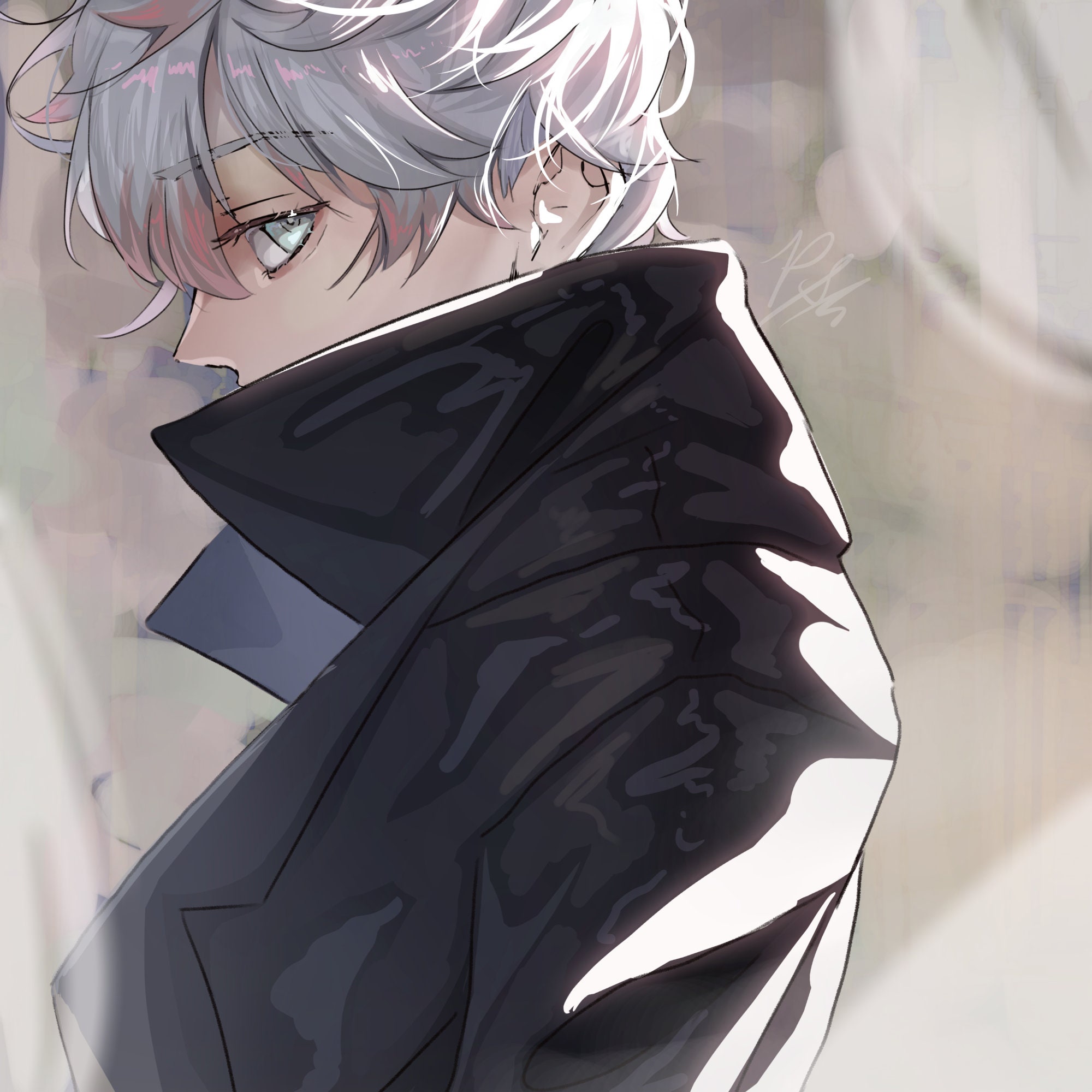 Saeran Unknown X Big Coat Poster Mystic Messenger - Etsy