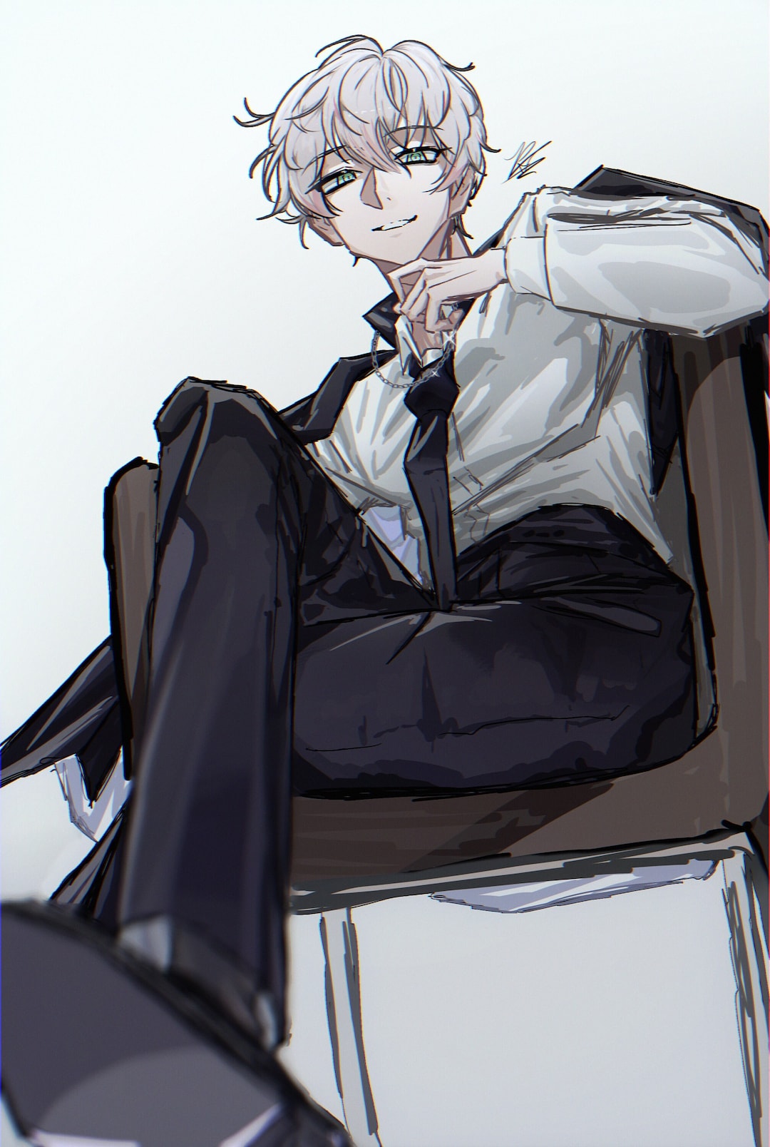 Suit Saeran Choi Mystic Messenger Poster - Etsy