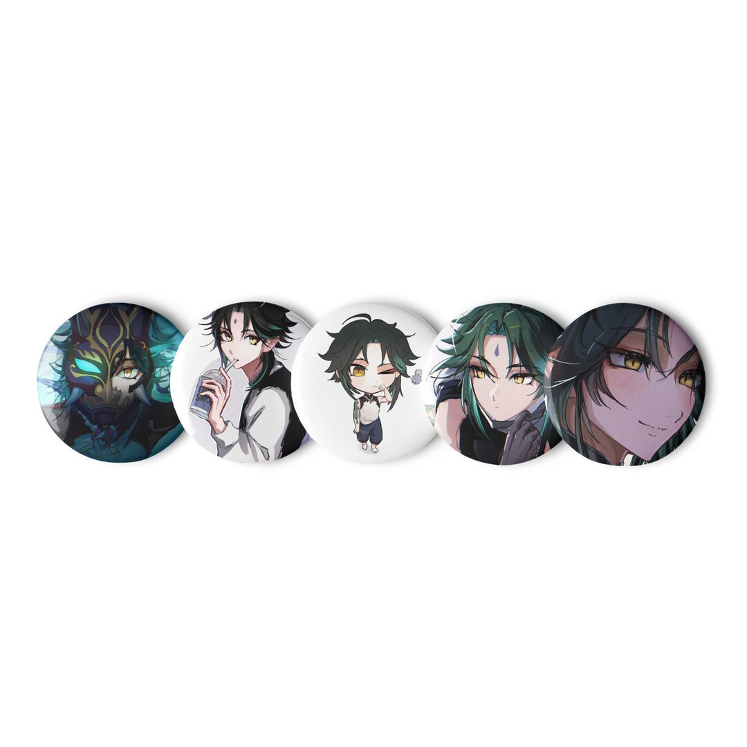 Xiao Pin Button Set 1 Genshin Impact - Etsy