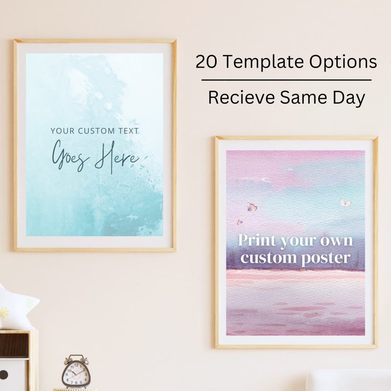 Custom Quote Poster - Etsy