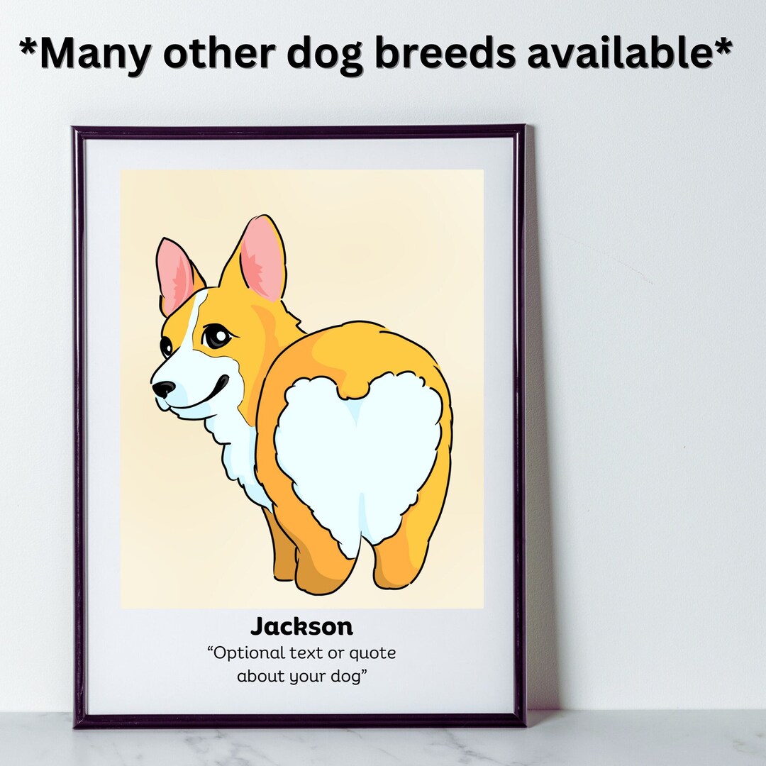 Custom Dog Poster, Custom Dog Portrait, Personalized Dog Poster, Dog ...