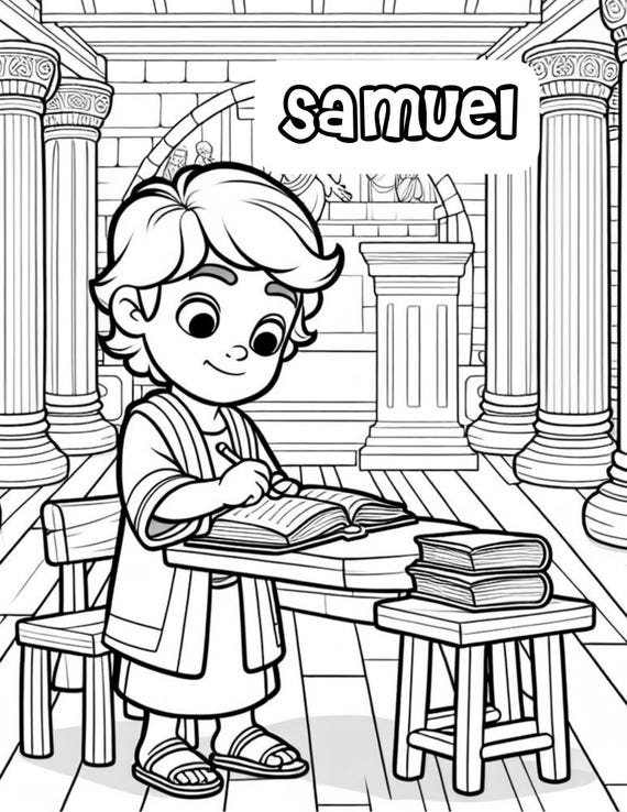 Young Samuel Coloring Pages [2025]