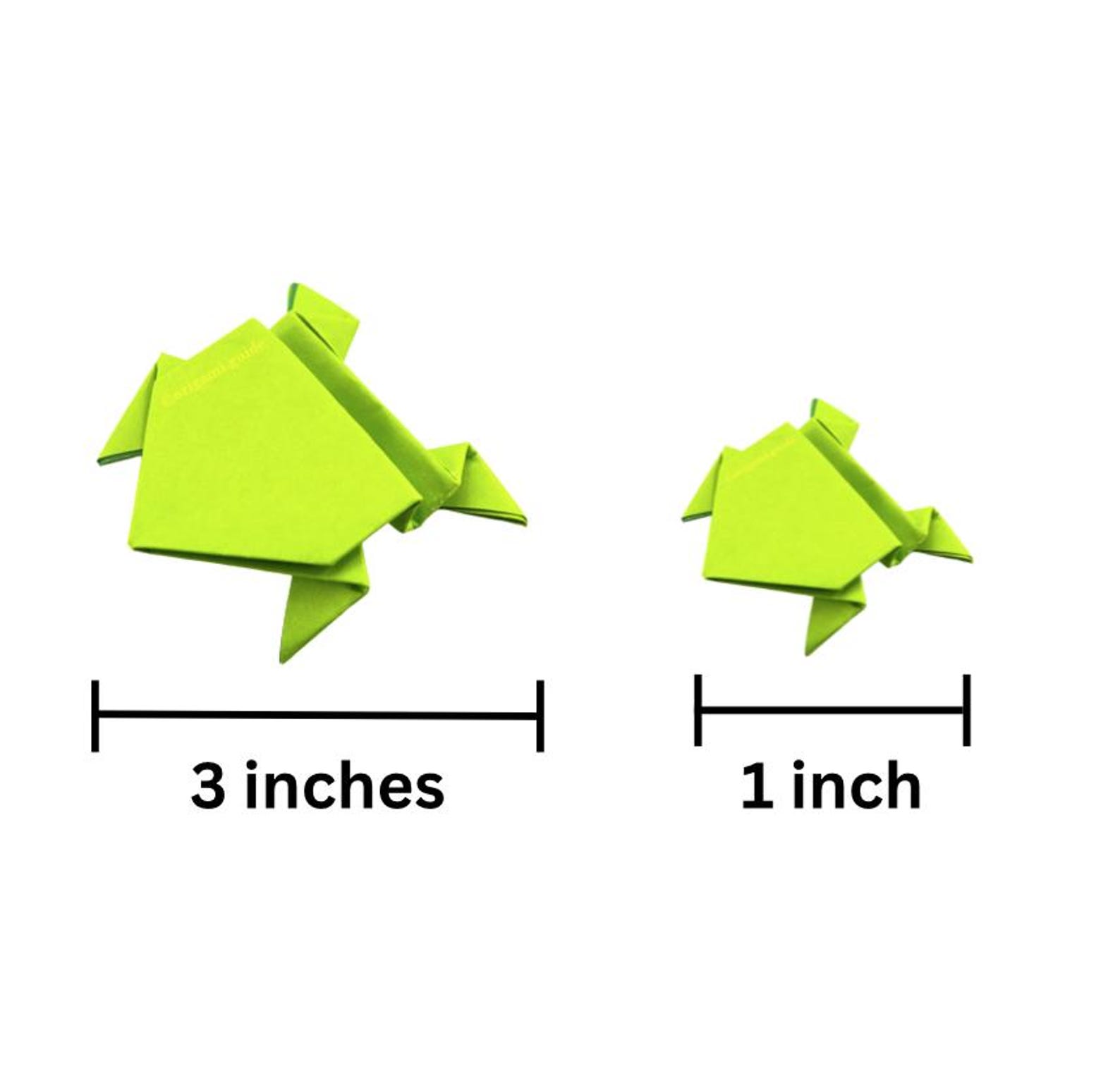 Origami Frog - Color and Size Variation - Etsy