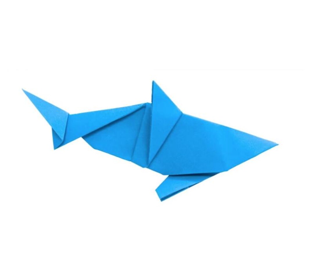 Origami Great White Shark - Color and Size Variation - Matte Origami ...