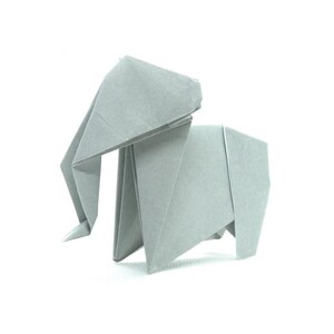 Origami Elephant - Color and Size Variation - Matte Origami Paper - 2 ...