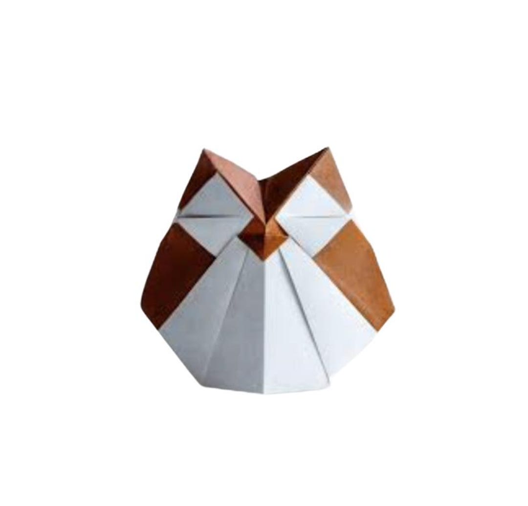 Origami Round Owl - Color and Size Variation - Standing - Etsy