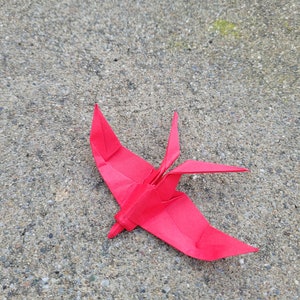 Origami Swallow Paper Bird - Etsy