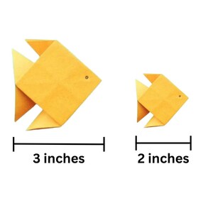 Origami Big Fish - Color and Size Variation - Etsy