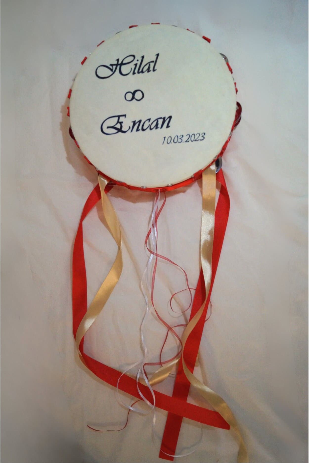 Personalized Tambourine LAILA for Bride and Bridesmaid Tambourine ...