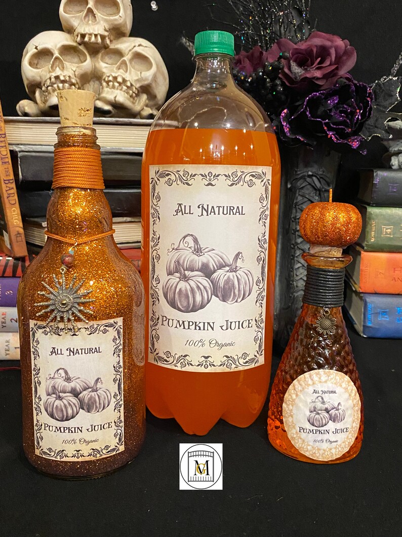 Wizard Birthday Party Potion Bottle Label Download 2/halloween - Etsy