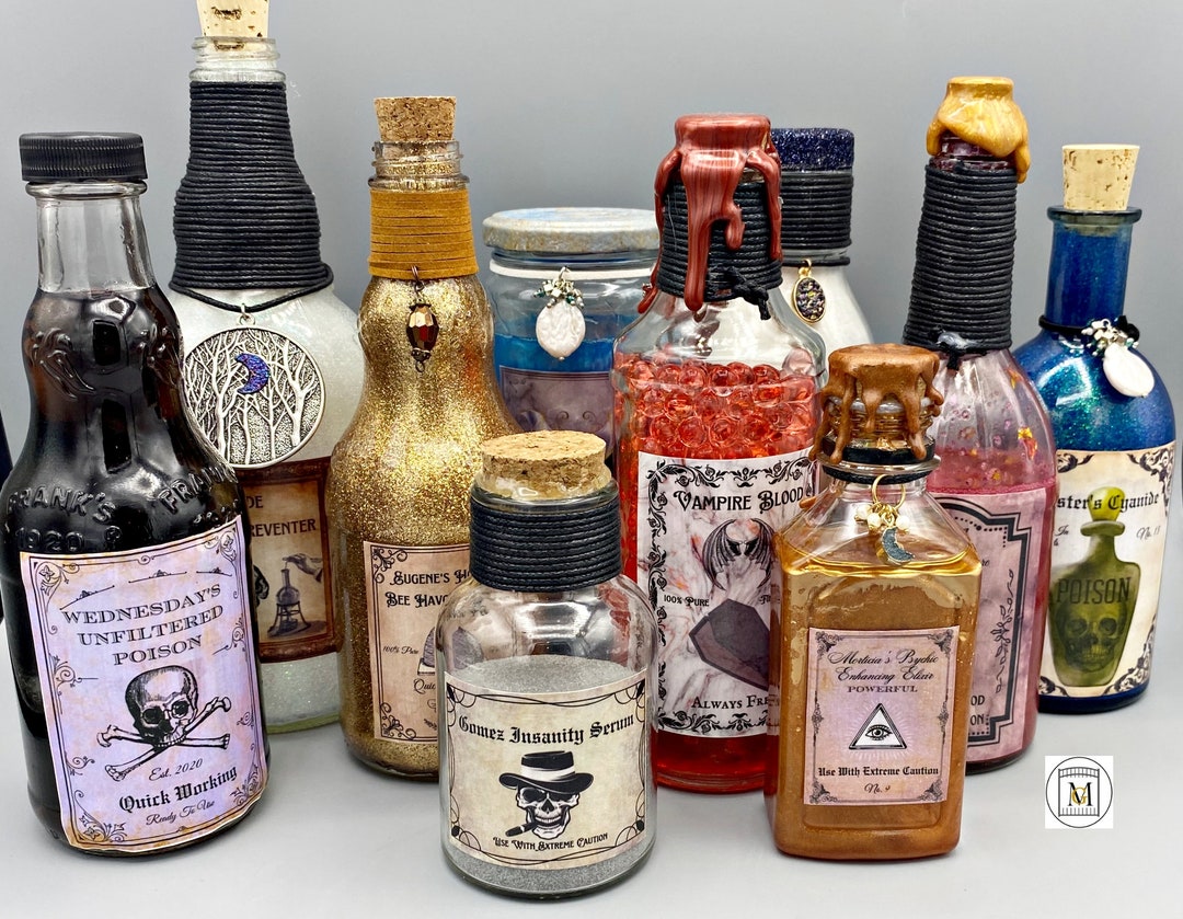 Wednesday Addams Birthday/addams Family-halloween Party/wizard Potion ...