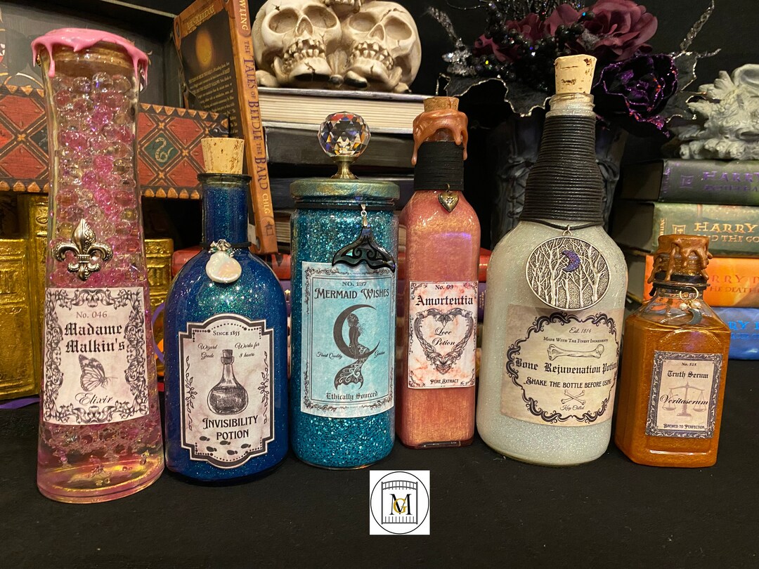 Wizard Birthday Party Potion Bottle Label Download 2/halloween Potion ...