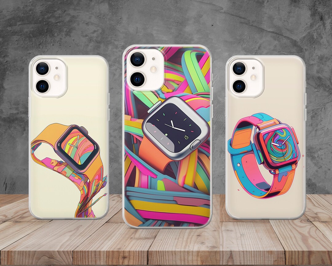 Future Tech Watch Face Pattern Texture Case Cover for Iphone - Etsy