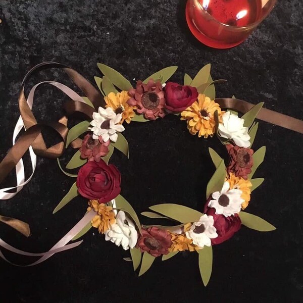 Pagan Flower Crown - Etsy