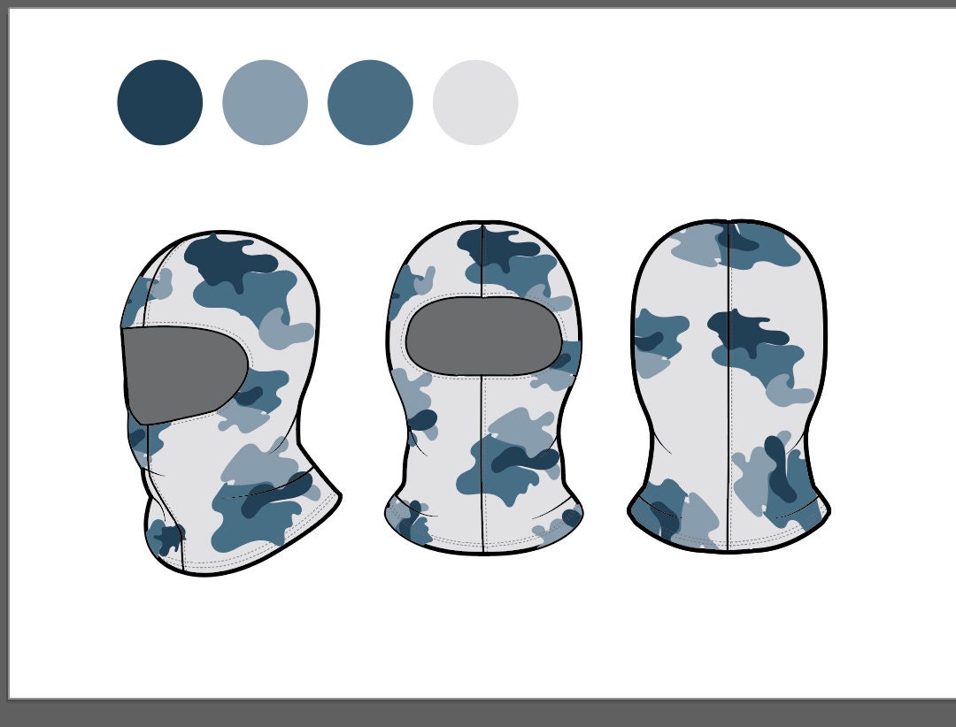 Balaclava - Balaclava Technical Drawing AI - Etsy