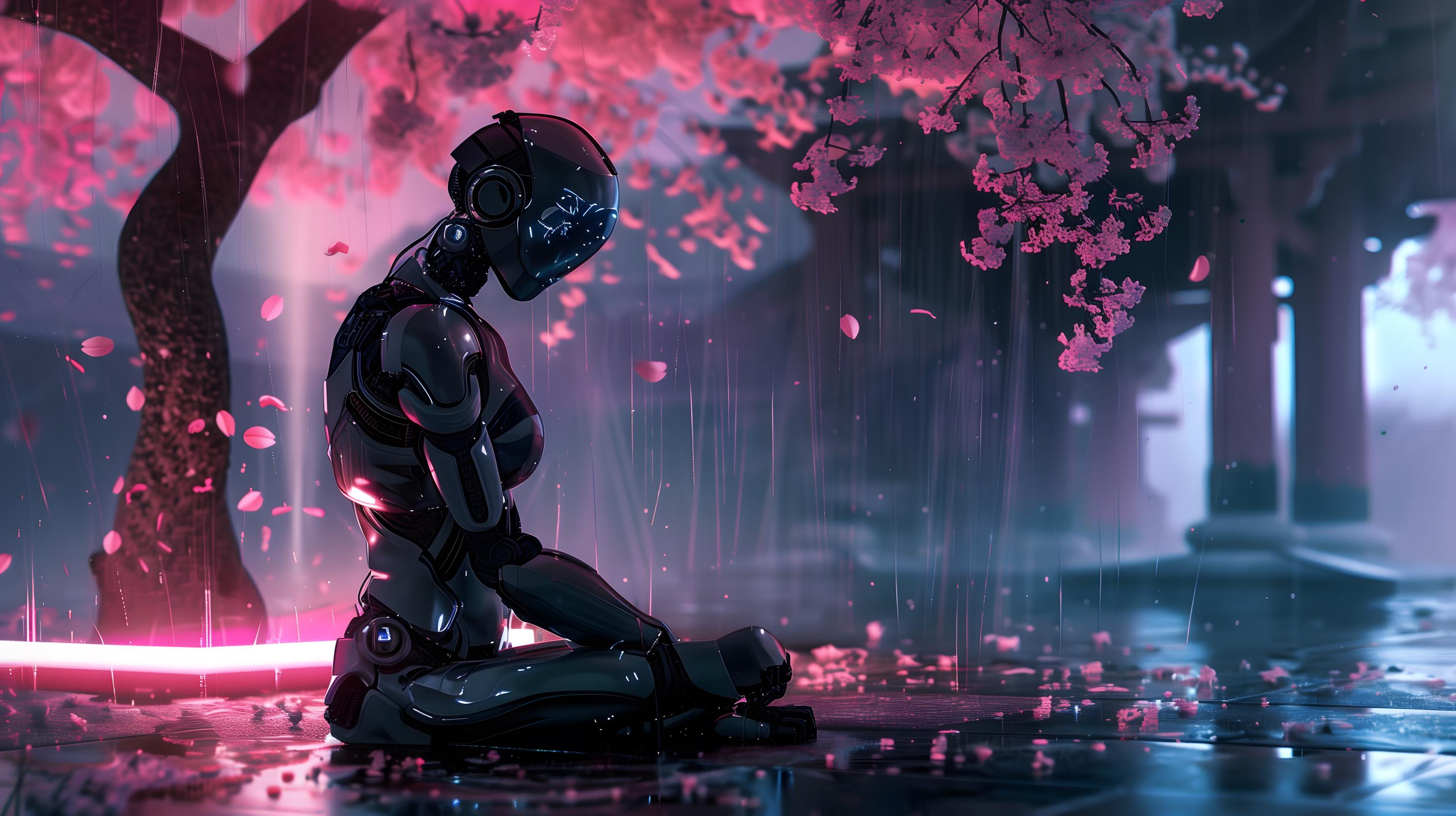 Cyberzen – 10 Cyberpunk Wall Art Prints | 4K Digital Download ...