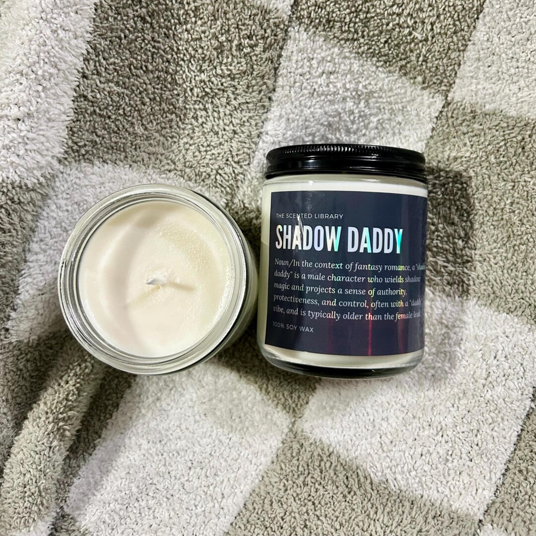 Shadow Daddy Candle / Fantasy Book Candle - Etsy