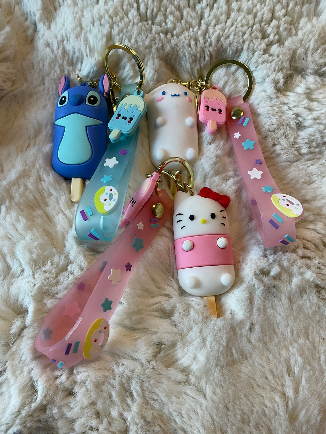 Lollipop Style Sanrio Hello Kitty Cinnamon Roll Popular Character Blue ...