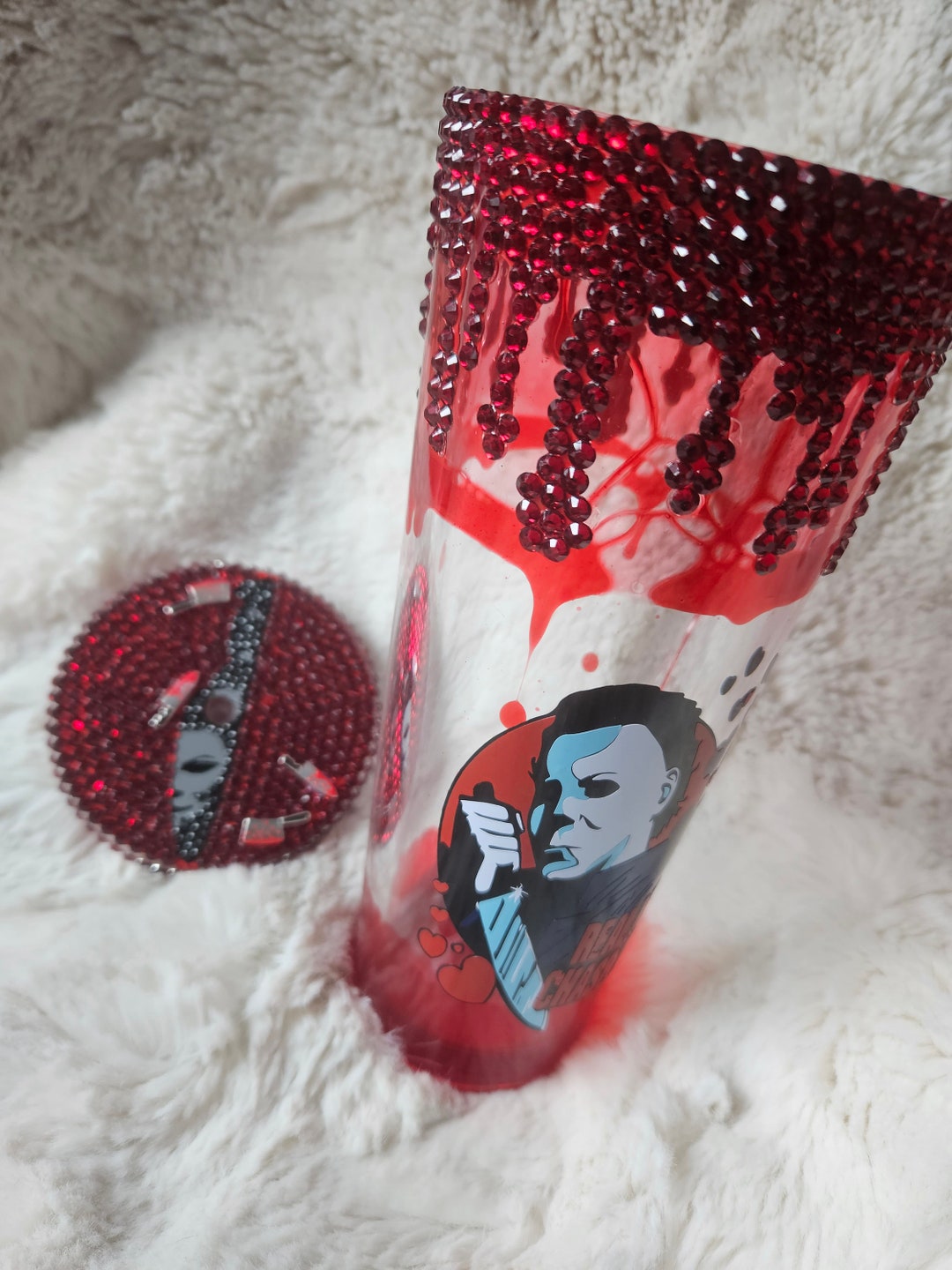 24oz Blood Drip Michael Myers Horror Movie Inspired Snowglobe - Etsy