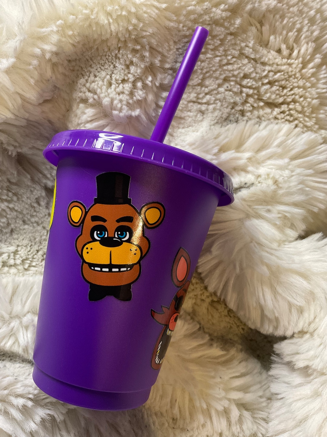 Five Nights at Freddys Movie Characters Fnaf Gaming Console 16oz Cold ...