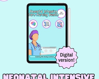 Neonatal Intensive Care Nursing Bundle: Physical Printed Book | Visual Study Guides and ...